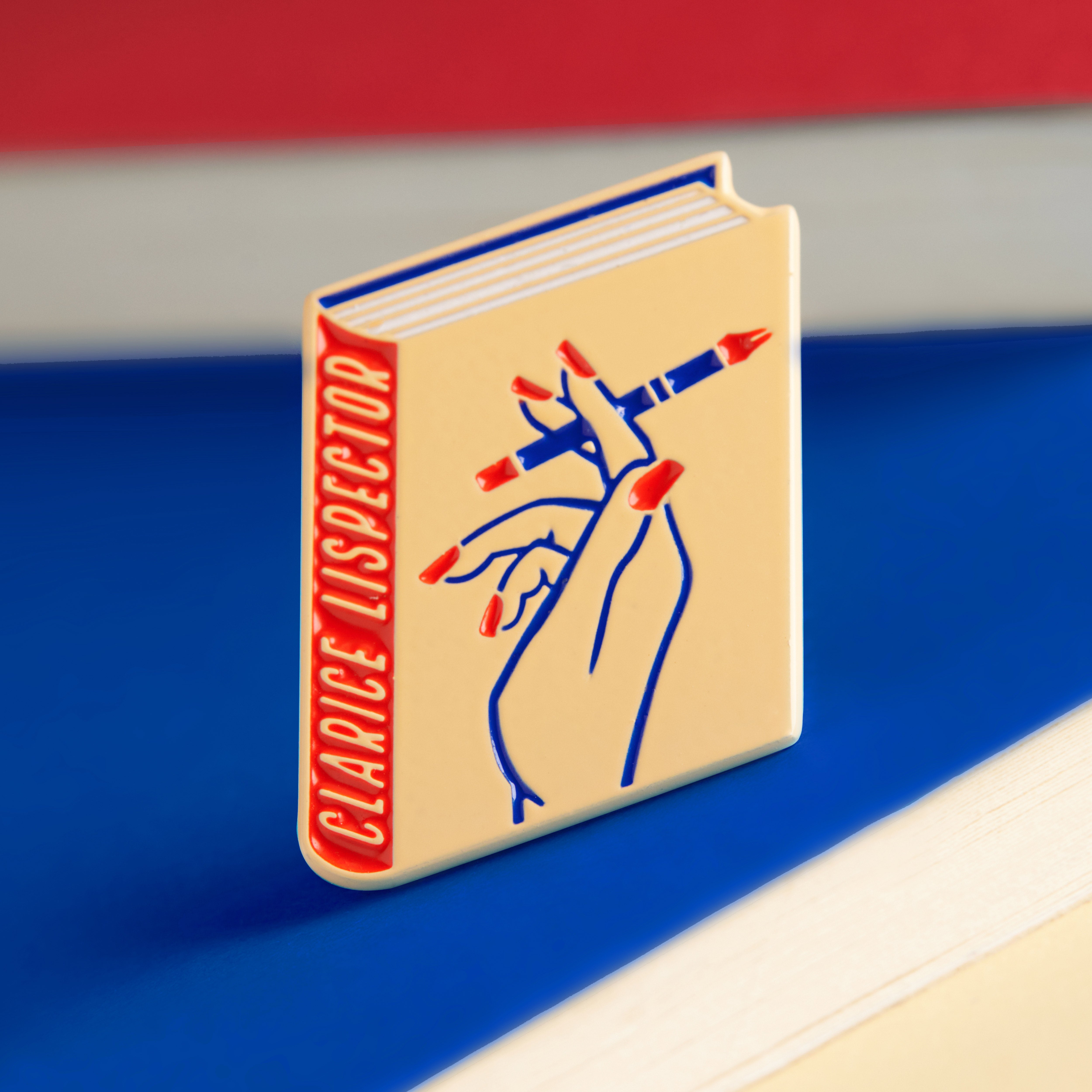 Clarice Lispector Book Enamel Pin | by Judy Kaufmann – Pins by Judy ...